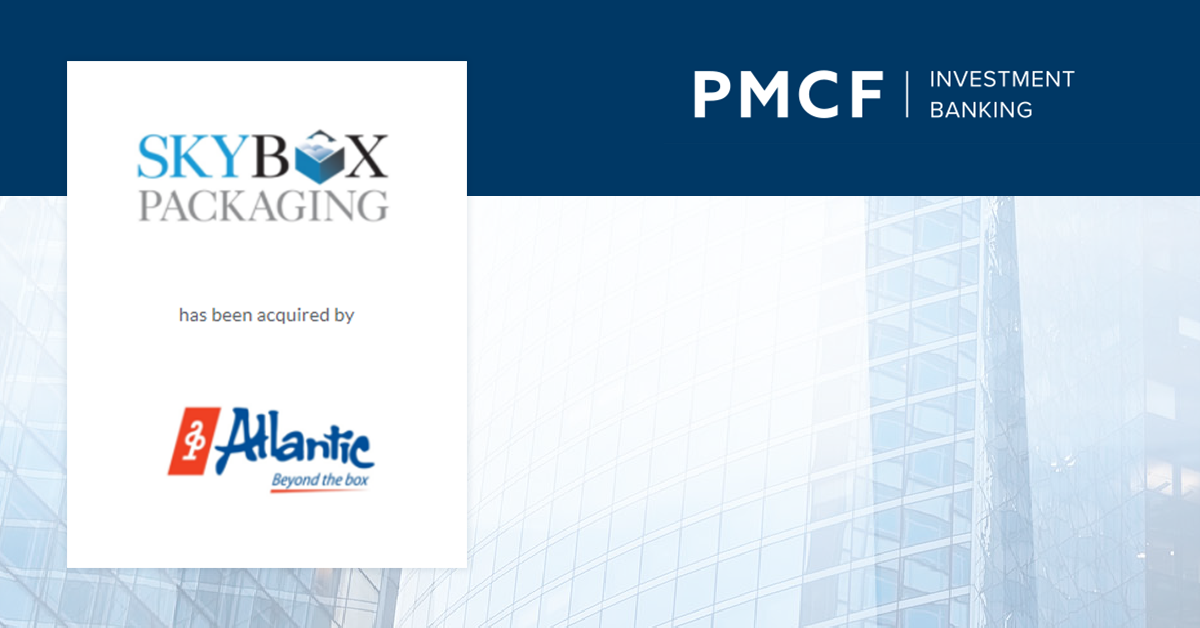 PMCF Advises Skybox Packaging, LLC In Its Sale Transaction To Atlantic Packaging Products Ltd.